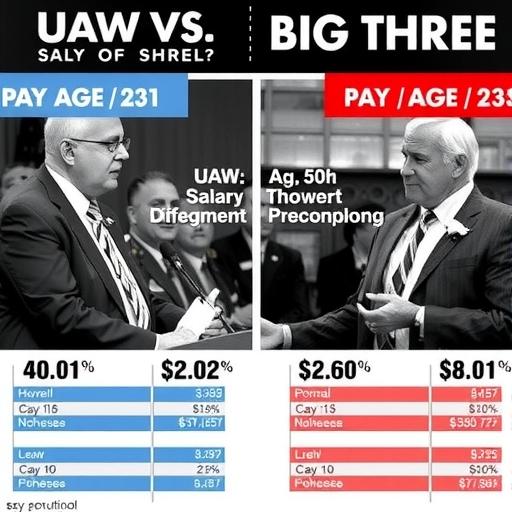 UAW vs. Big Three: Shocking Pay GapExposed - 362x Salary Difference ...